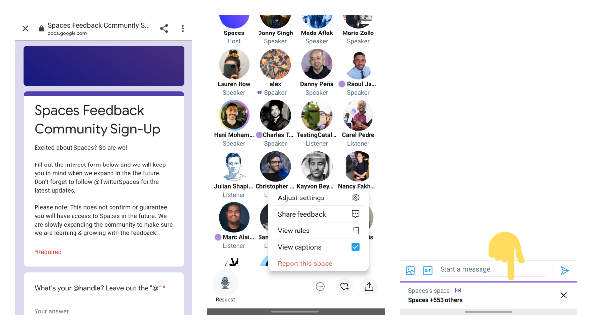 Twitter Spaces team confirms space creation functionality coming to ...