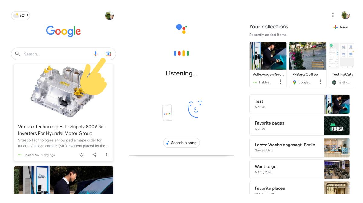Google app for Android pushed its new designs of Lenses icon, Voice ...