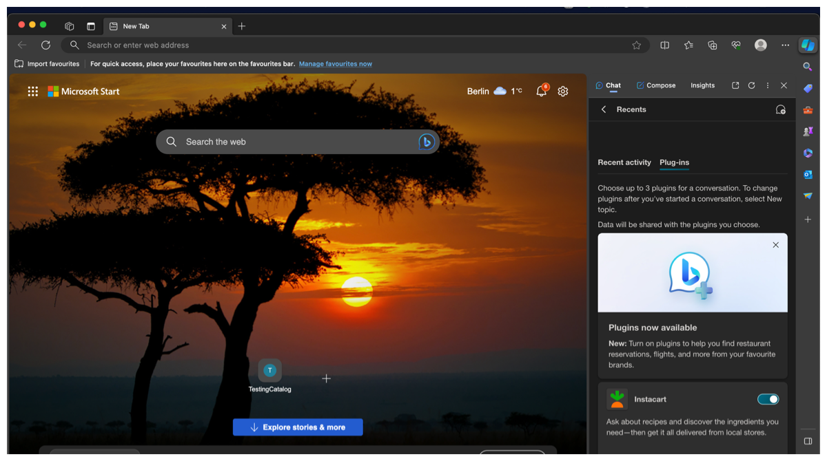 Microsoft Edge rolls out AI Co-pilot plugins with Instacart, Kayak, and ...