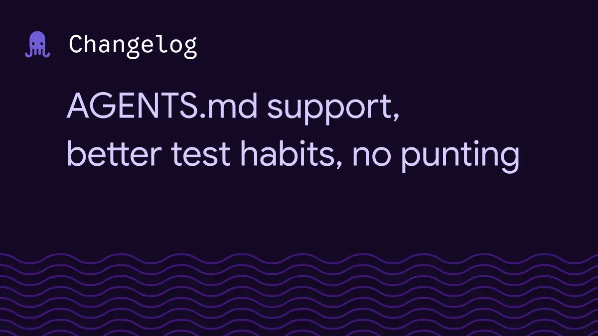 Jules AI becomes more context-aware with AGENTS.md support