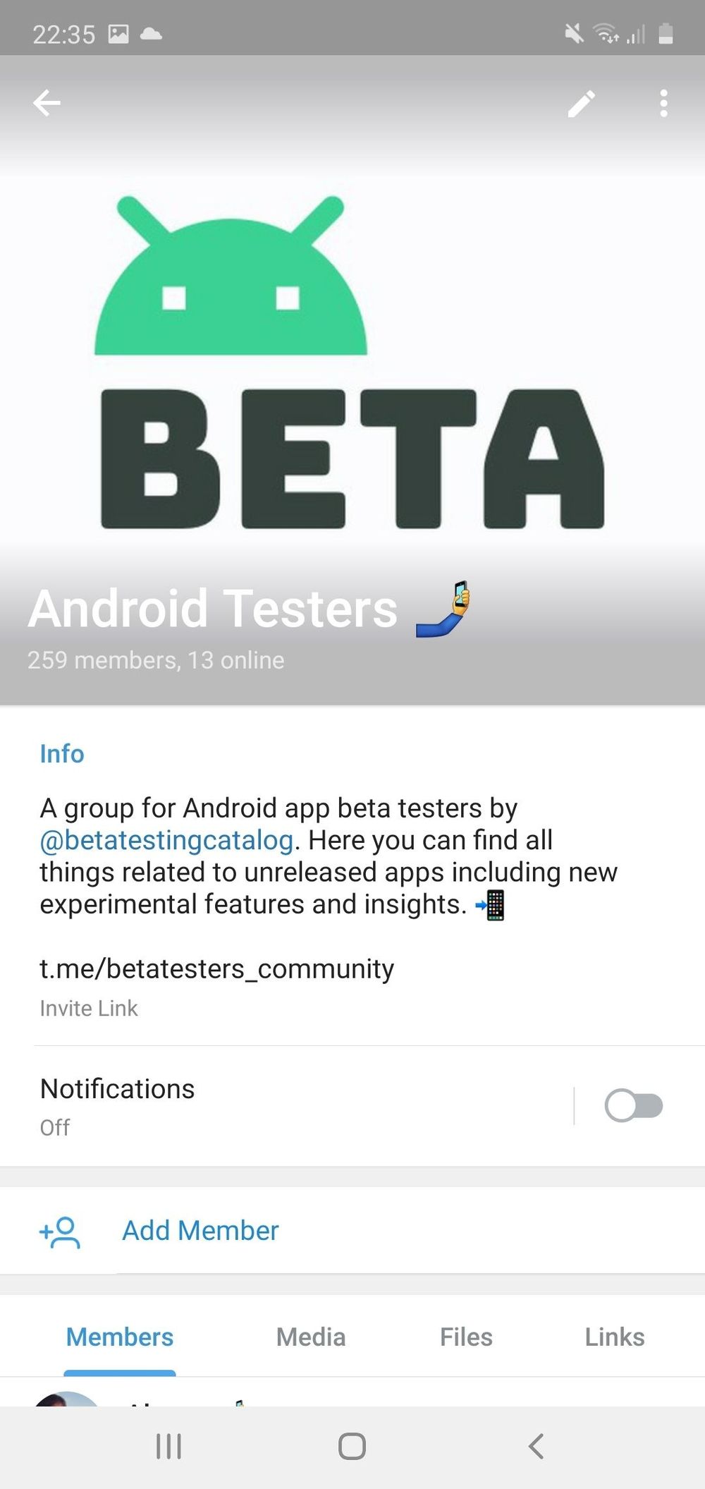Telegram Beta