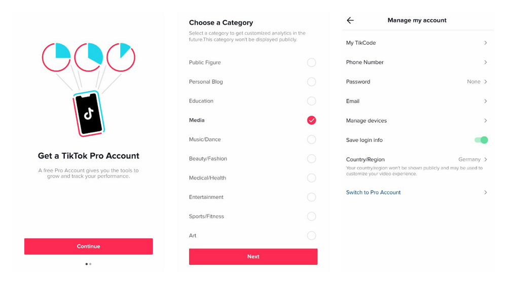 How to enable TikTok PRO and get your profile analytics