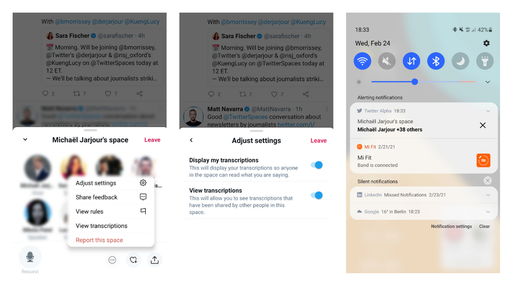 Alpha testers can now access Twitter Spaces on Android via the link to ...