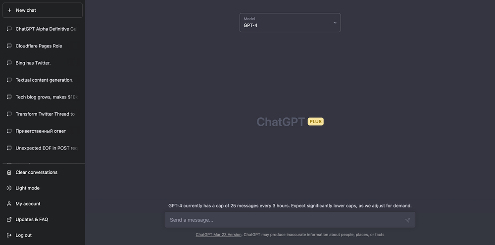 ChatGPT Alpha