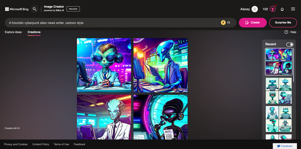ICYMI: Microsoft released Bing Create, an AI image generator integrated ...