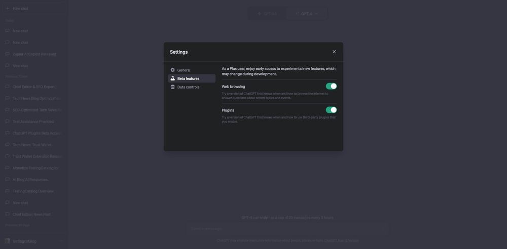 ChatGPT rolls out beta plugins and web browsing for Plus users ... ChatGPT rolls out beta plugins and web browsing for Plus users ...