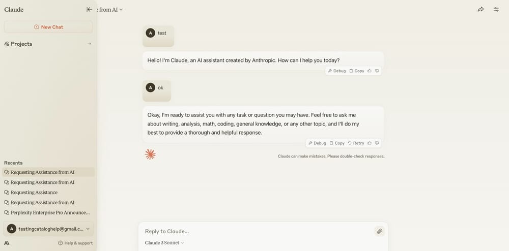 Claude AI is working on 'Claudia' interface with a sidebar