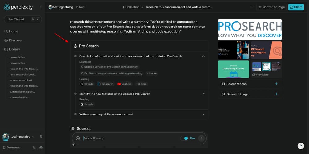New Pro Search feature from Perplexity AI excels in reasoning New Pro Search feature from Perplexity AI excels in reasoning