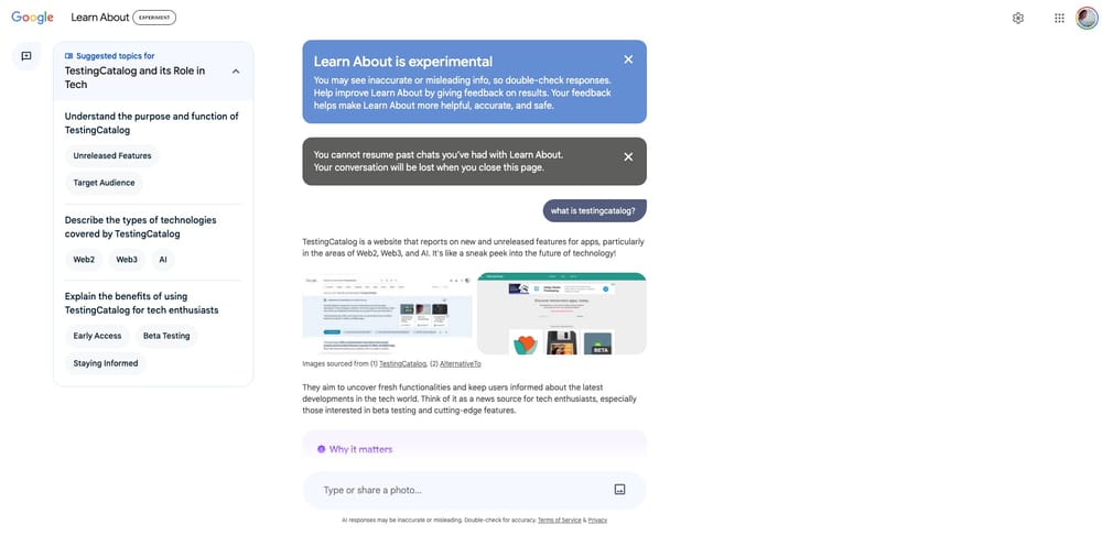 Google’s Learn About tool brings AI-powered learning in US