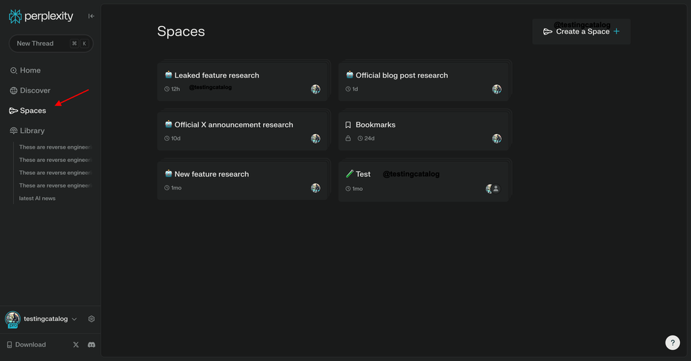 Perplexity redefines collections with Spaces and model setting