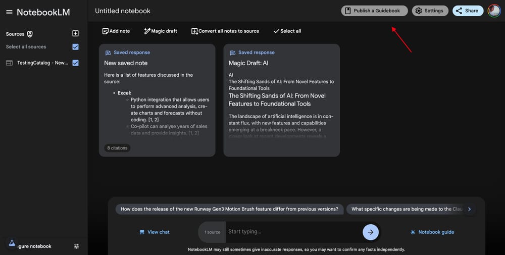 NotebookLM experiments with interactive Audio Overviews