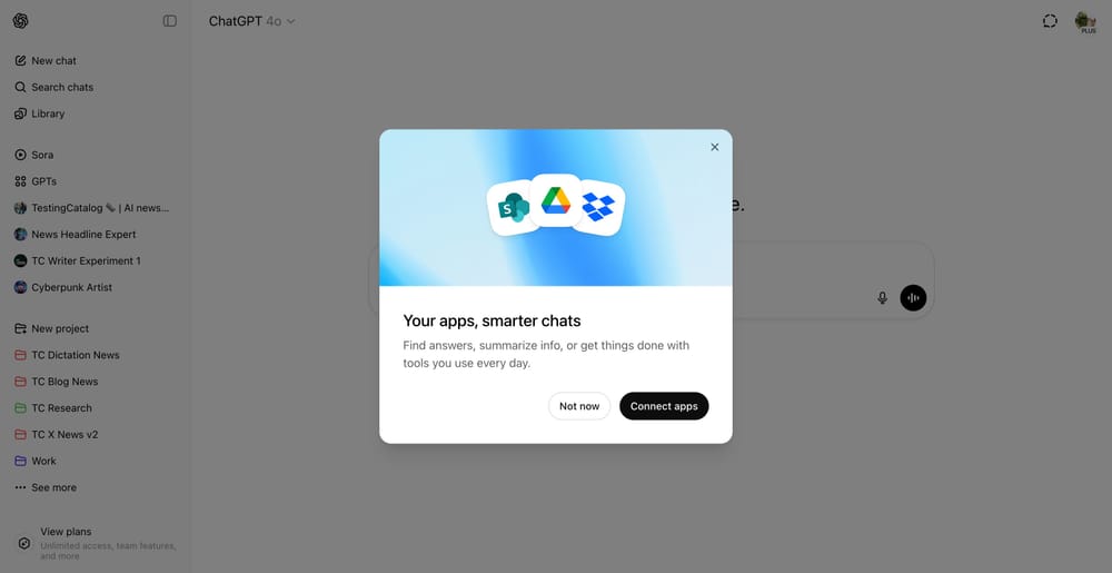 OpenAI preparing custom ChatGPT connectors via remote MCPs