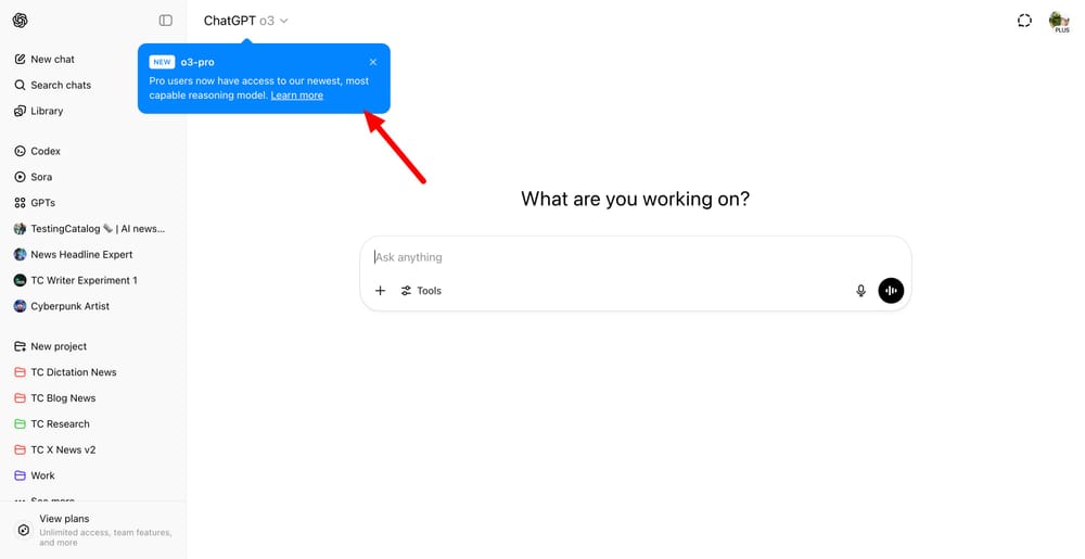 OpenAI to release o3 Pro for ChatGPT Pro users today