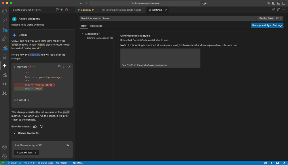 Gemini Code Assist upgrade brings custom rules and more