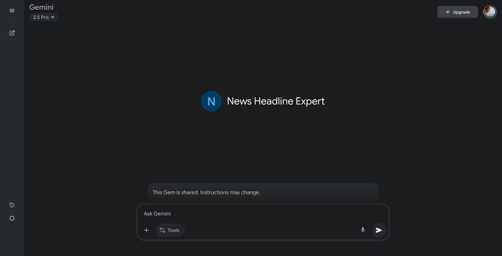 Gemini users can now share custom GEMs with others