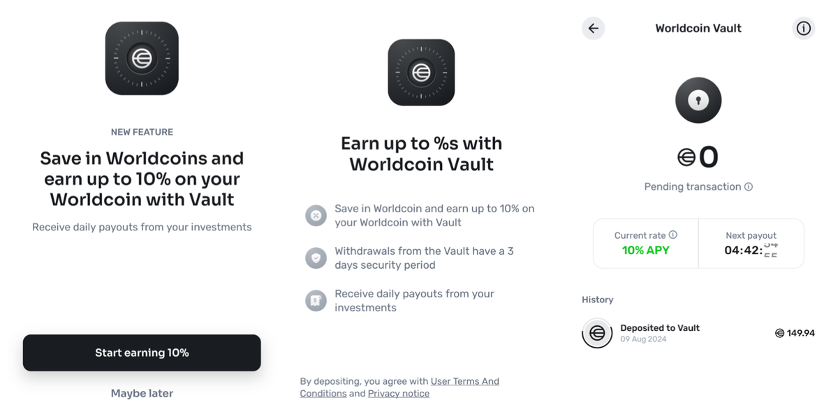 Worldapp rolled out staking feature with 10% APY