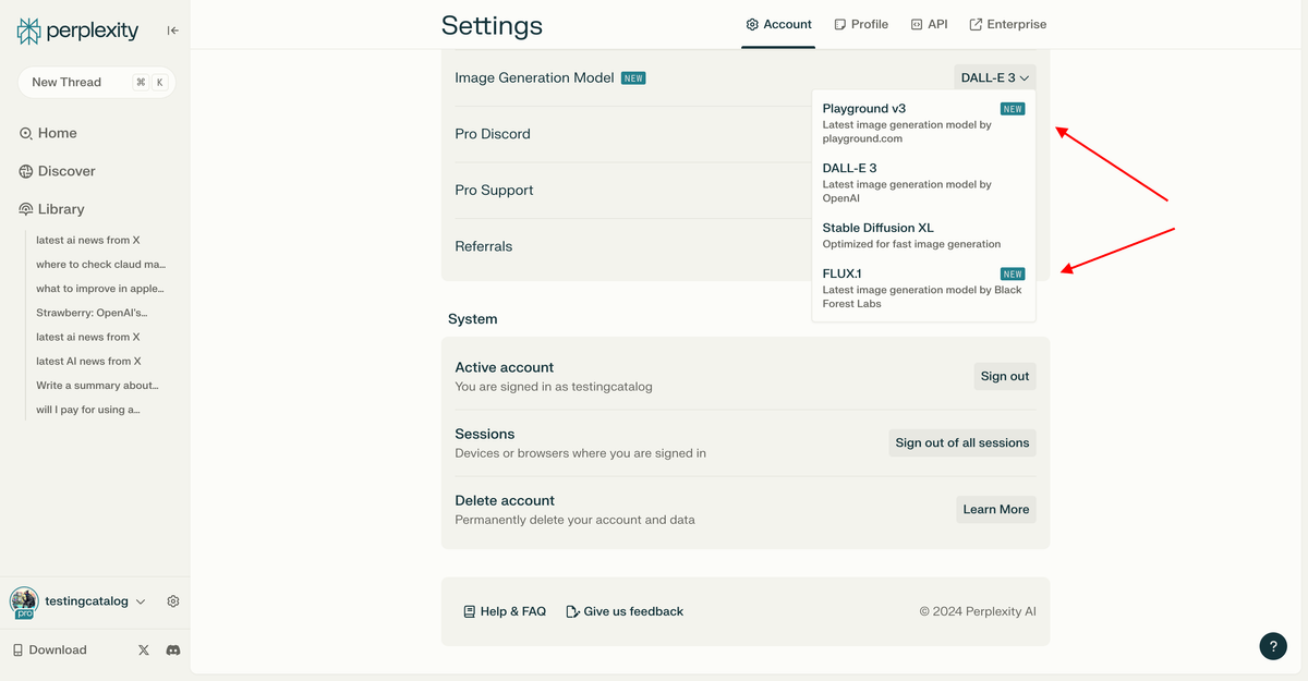 Perplexity adds Flux.1 model alongside Playground v3 update