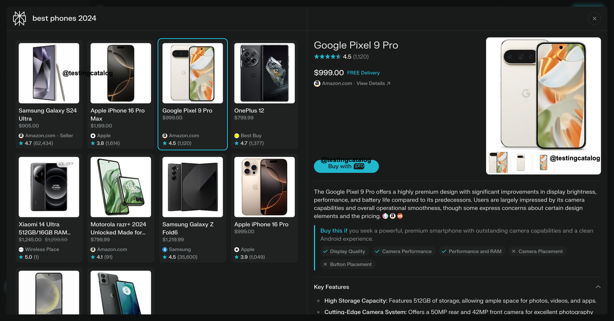 Perplexity tests upcoming one-click ‘Buy With Pro’ shopping