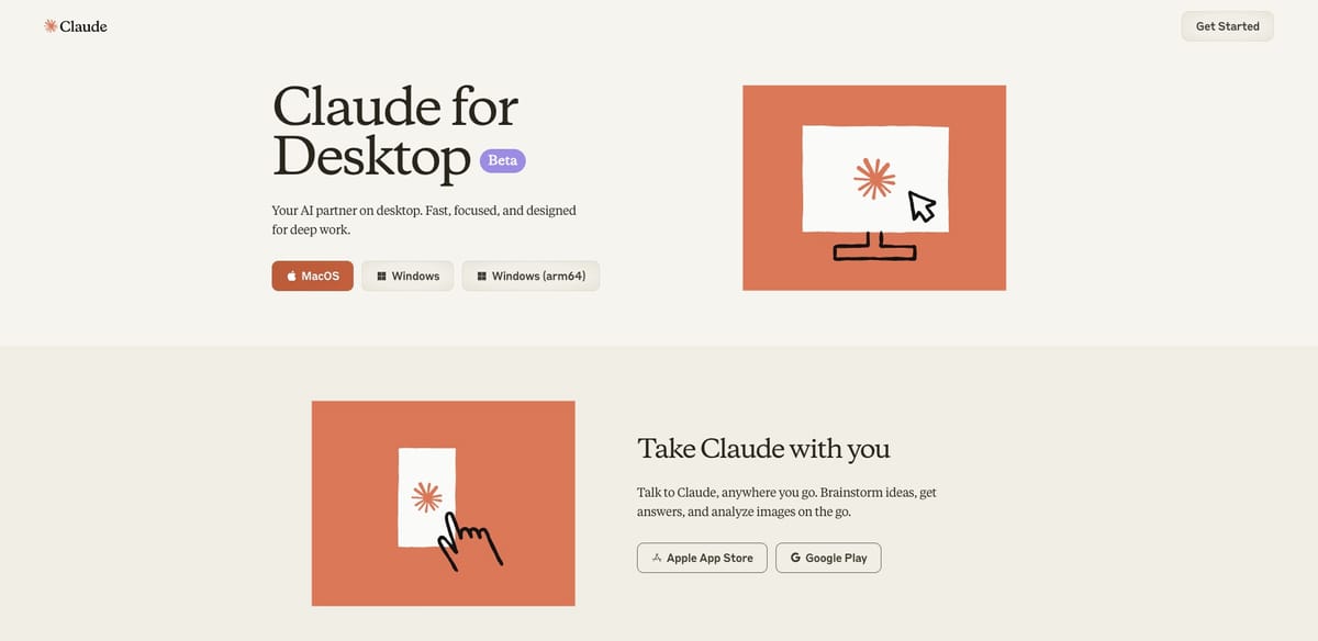 Desktop version of Claude app arrives for Windows and macOS