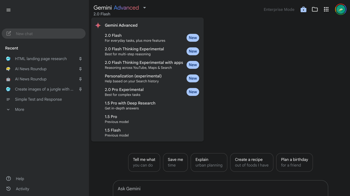 Gemini may soon offer personalization based on search history