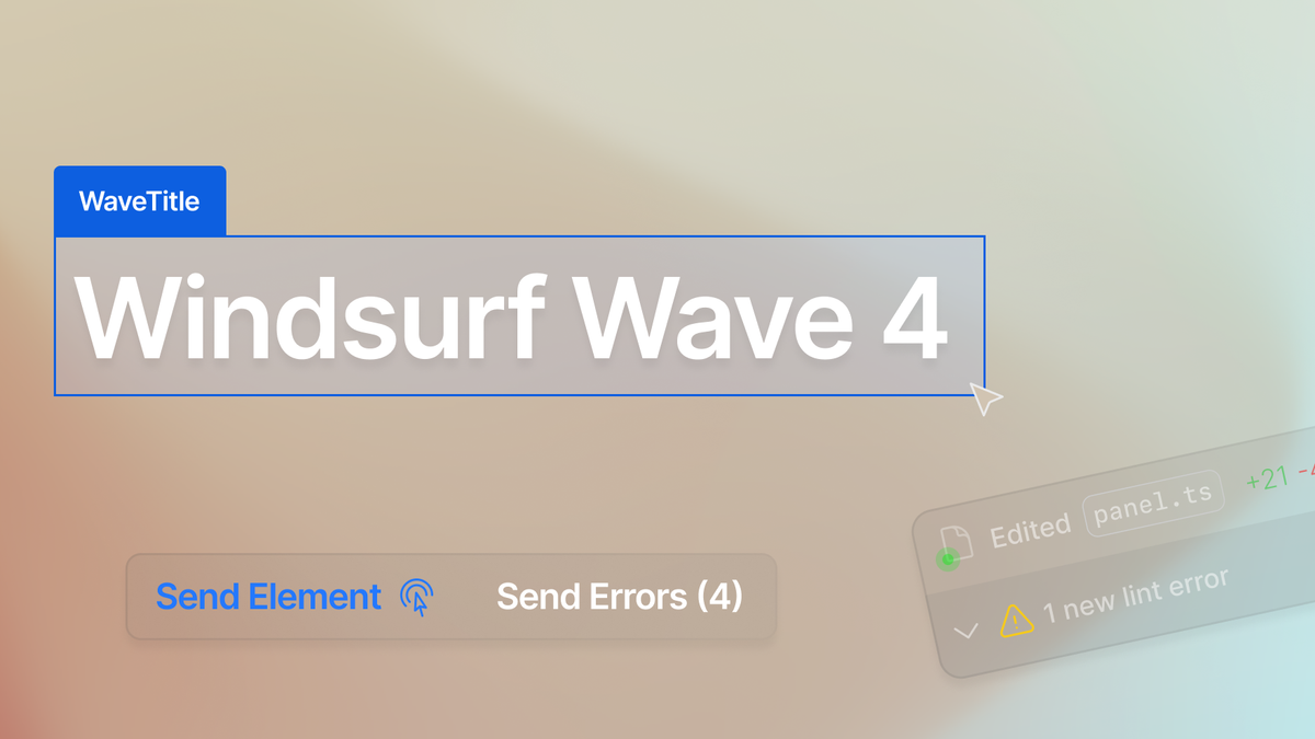 Windsurf Wave 4 update adds AI-assisted debugging, and more