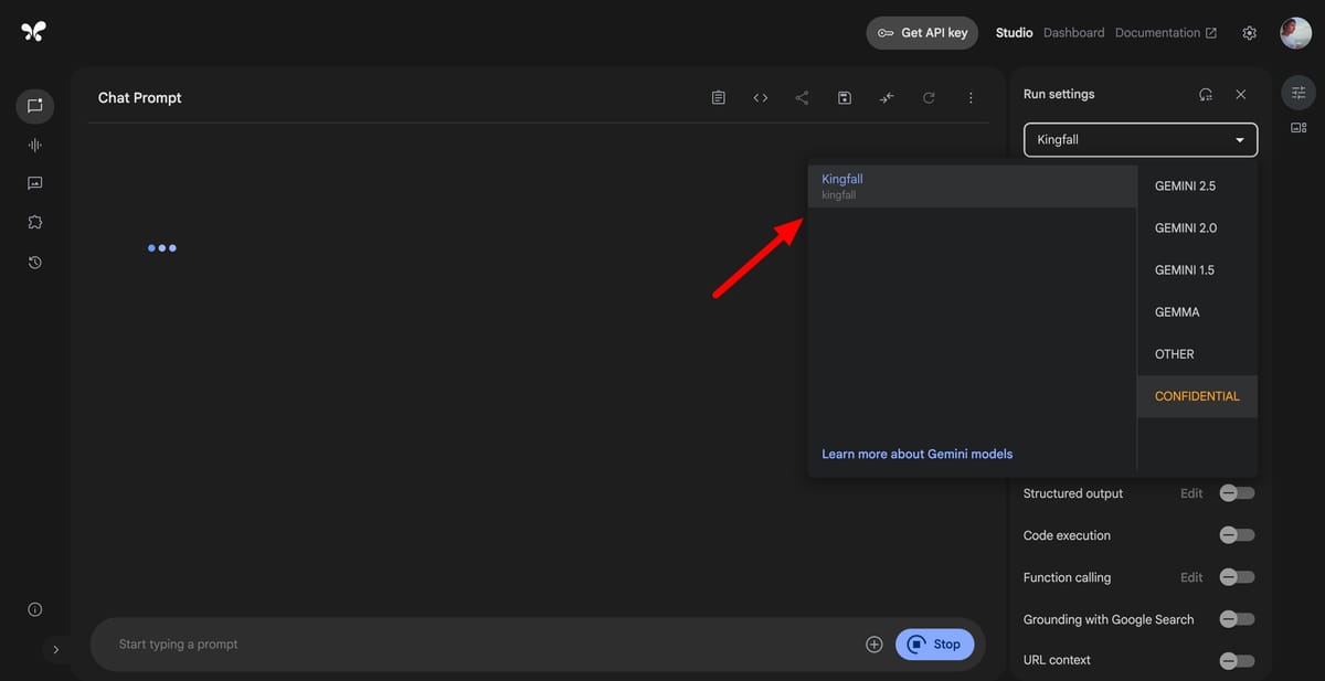 Google’s new Kingfall model briefly goes live on AI Studio