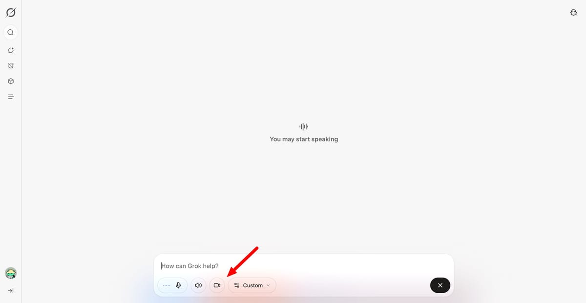 xAI tests screen sharing on Voice Mode for Grok web