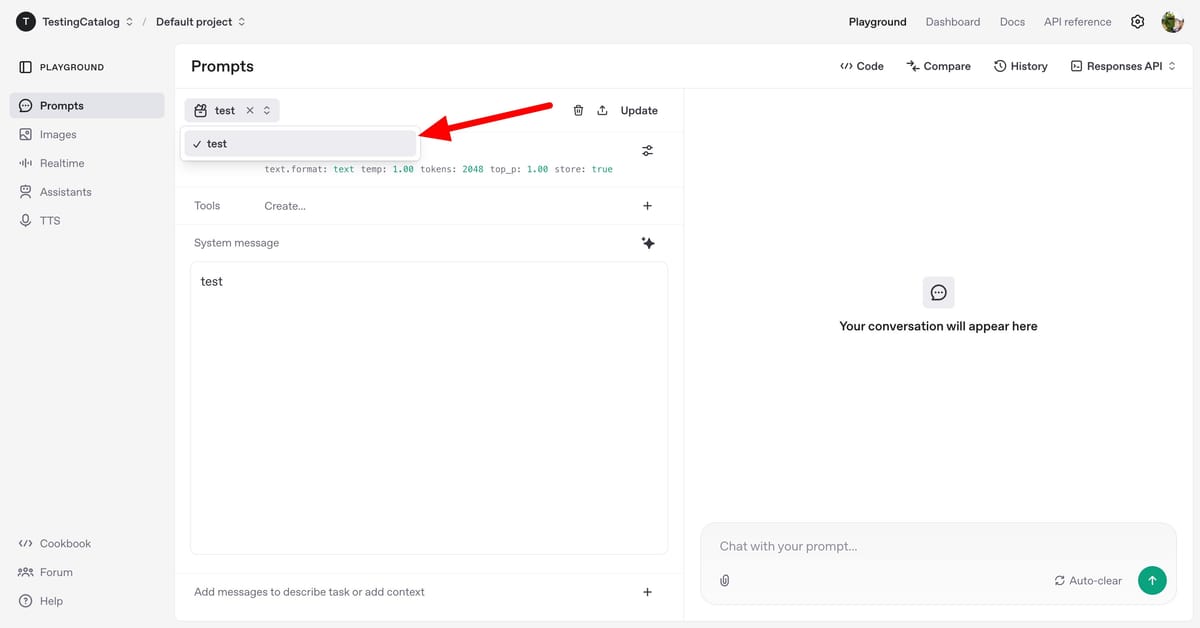OpenAI enables shared prompts for API and Playground