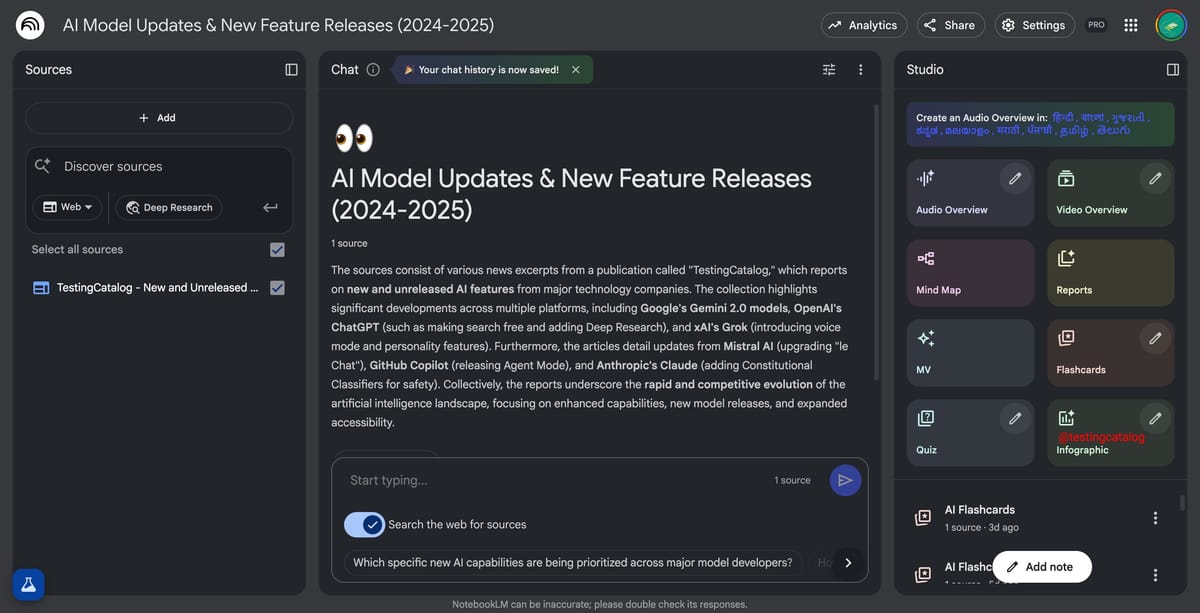 Google develops Infographics tool for NotebookLM