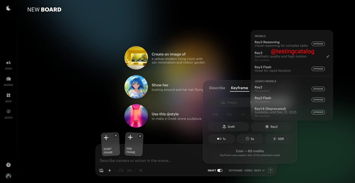 Luma AI working on Realms, Ray 3 Reasoning and Image V2