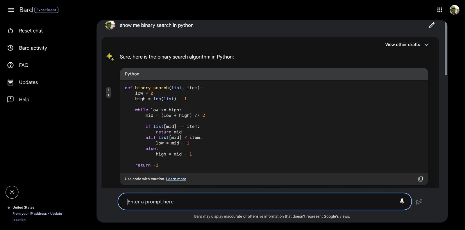 Google Bard AI improved for coding tasks and now can export tables to ...