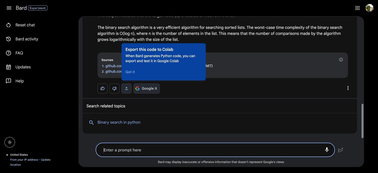 Google Bard AI improved for coding tasks and now can export tables to ...
