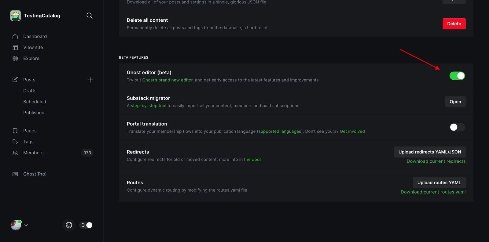 Ghost.io rolled out a new editor featuring image editing, edition history, and Chrome bookmarker ...