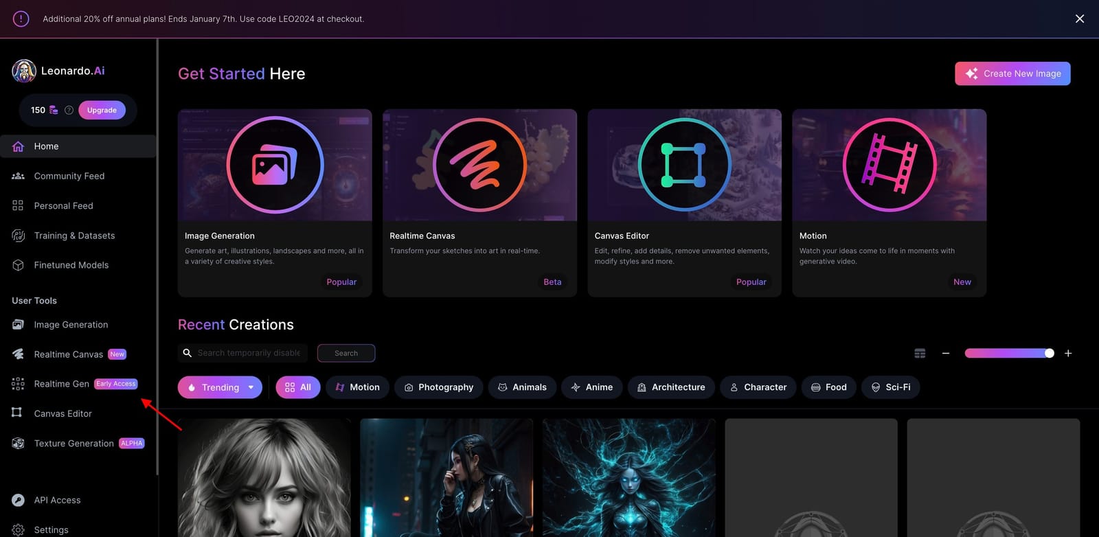 Now you can refine your prompts faster with Realtime Gen from Leonardo AI