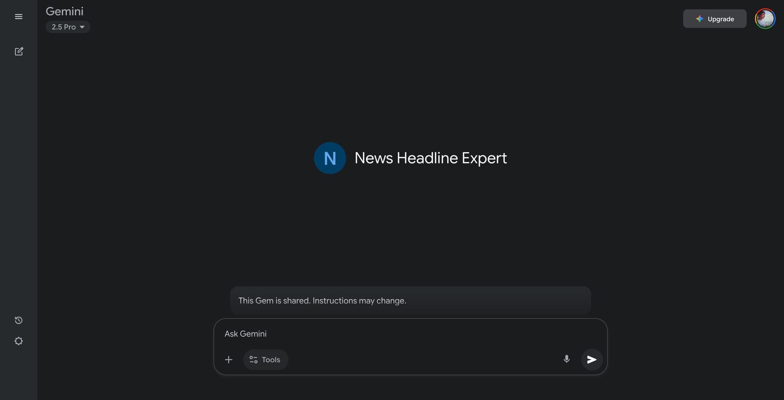 Gemini users can now share custom GEMs with others