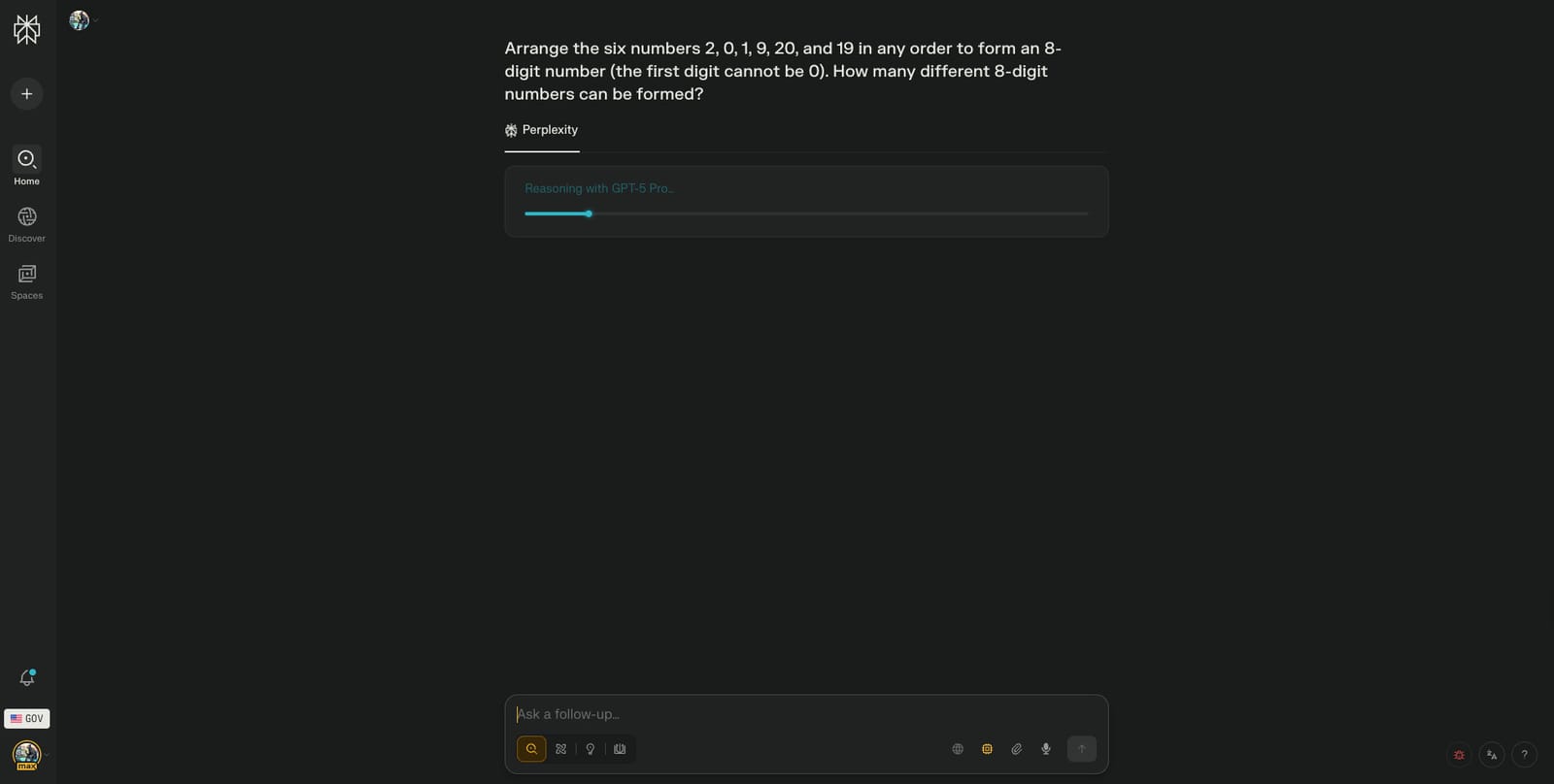Perplexity to launch GPT-5 Pro for Max subscribers