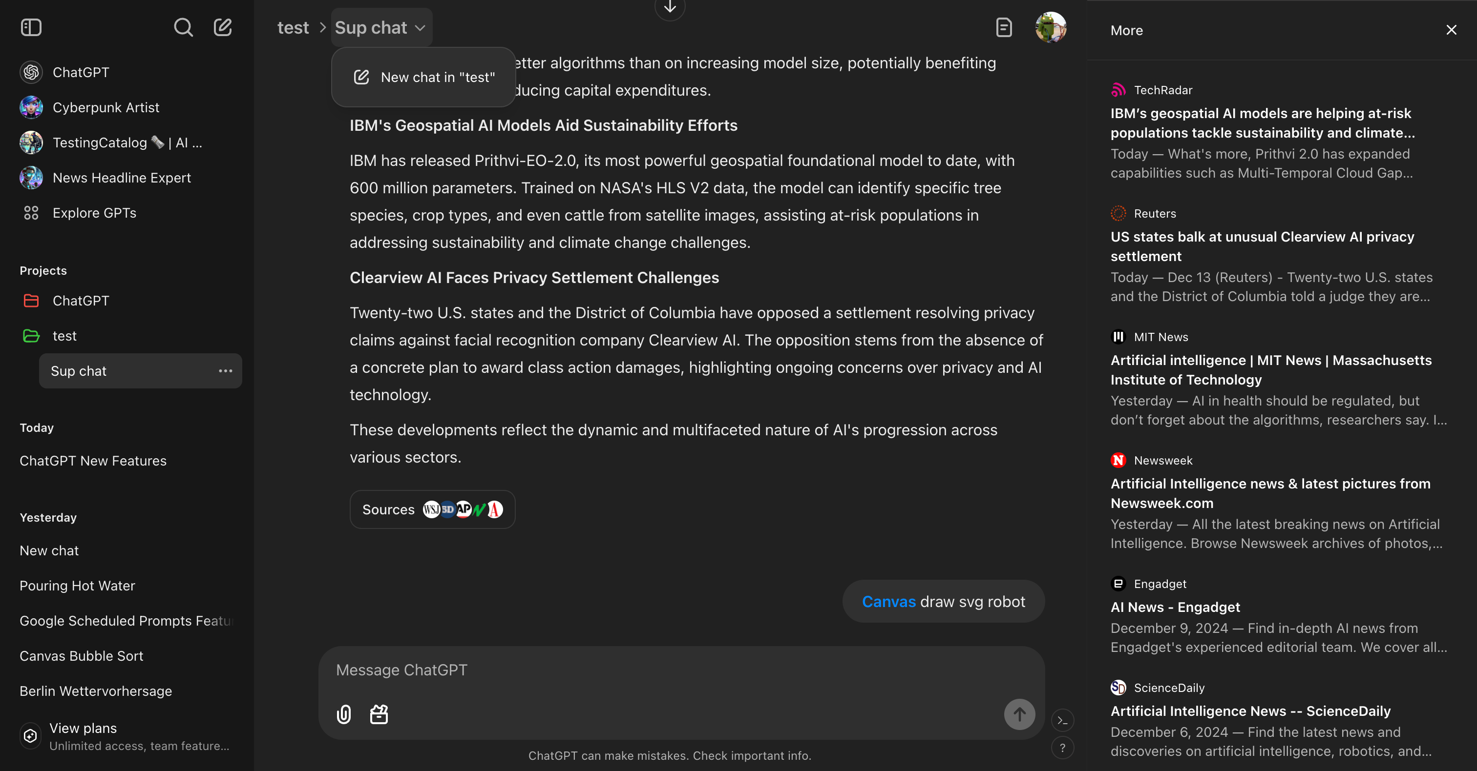 OpenAI rolled out Projects feature for better chat management