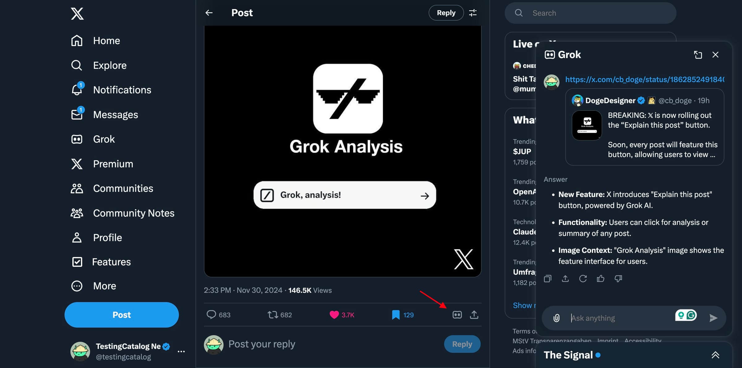 Grok on X now generates profile-based images and more