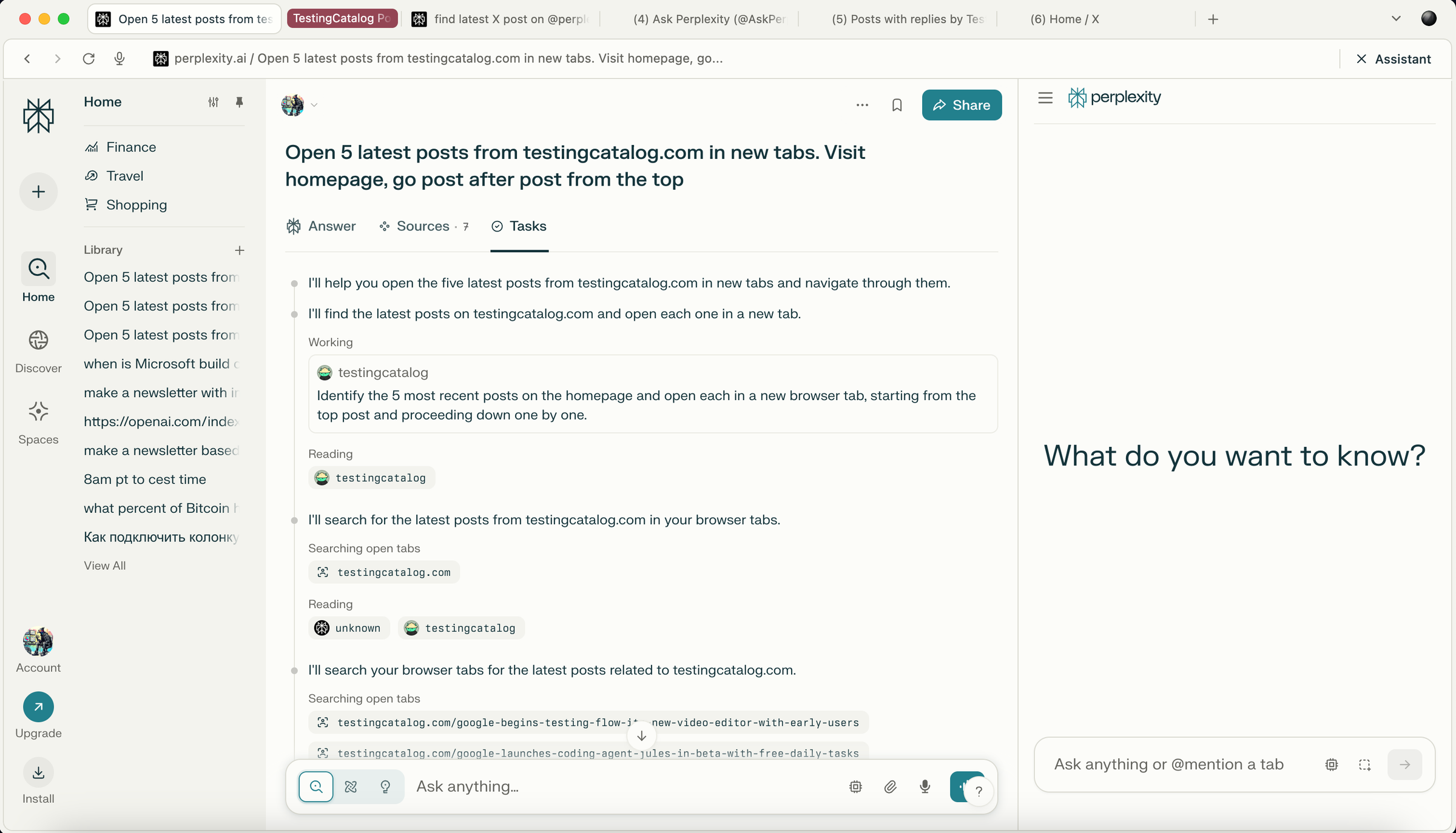 Comet enters early testing as Perplexity debuts its browser