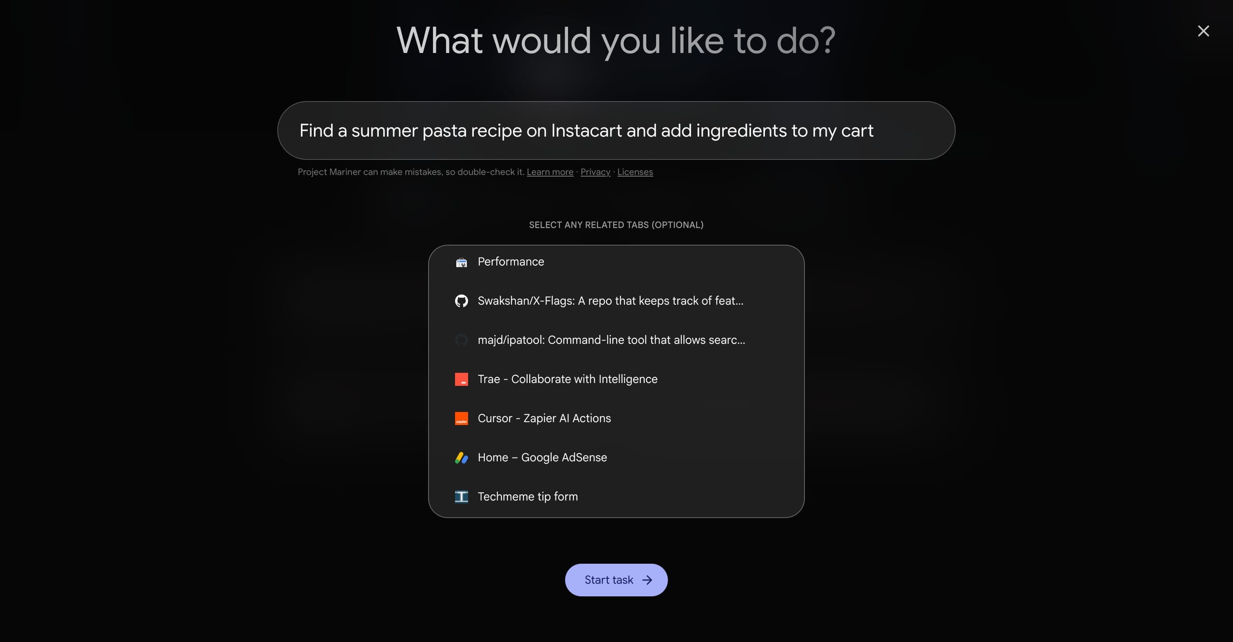 Google rolled out Project Mariner for Ultra plan subscribers