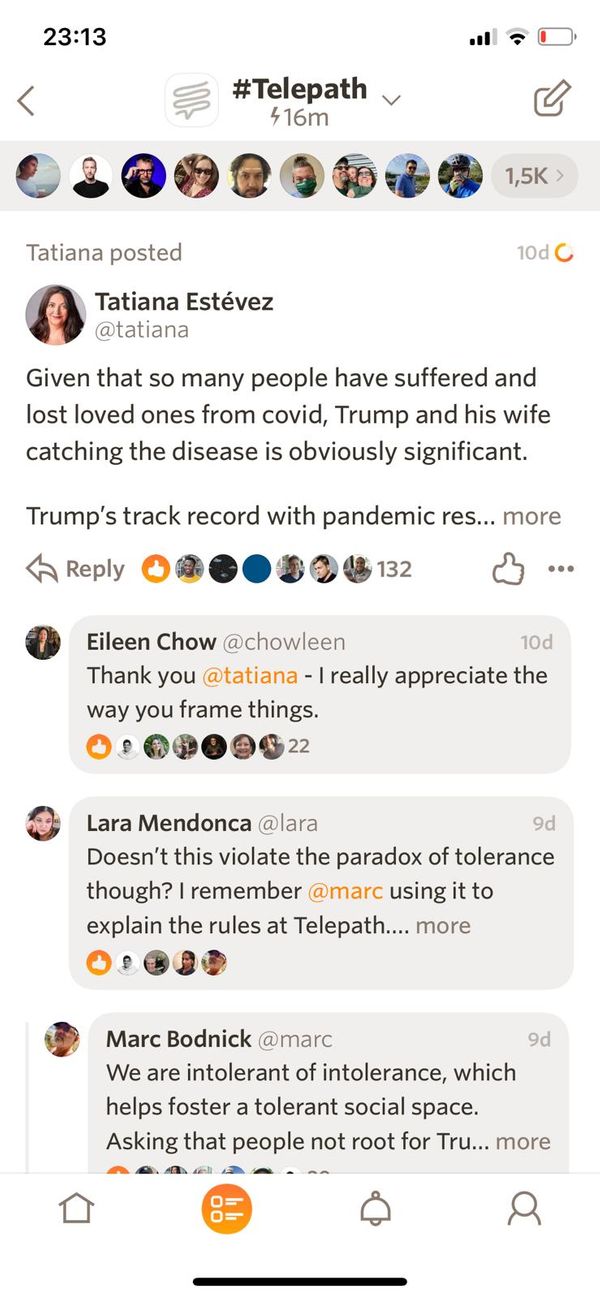 First look at Telepath, a new invite-only social network