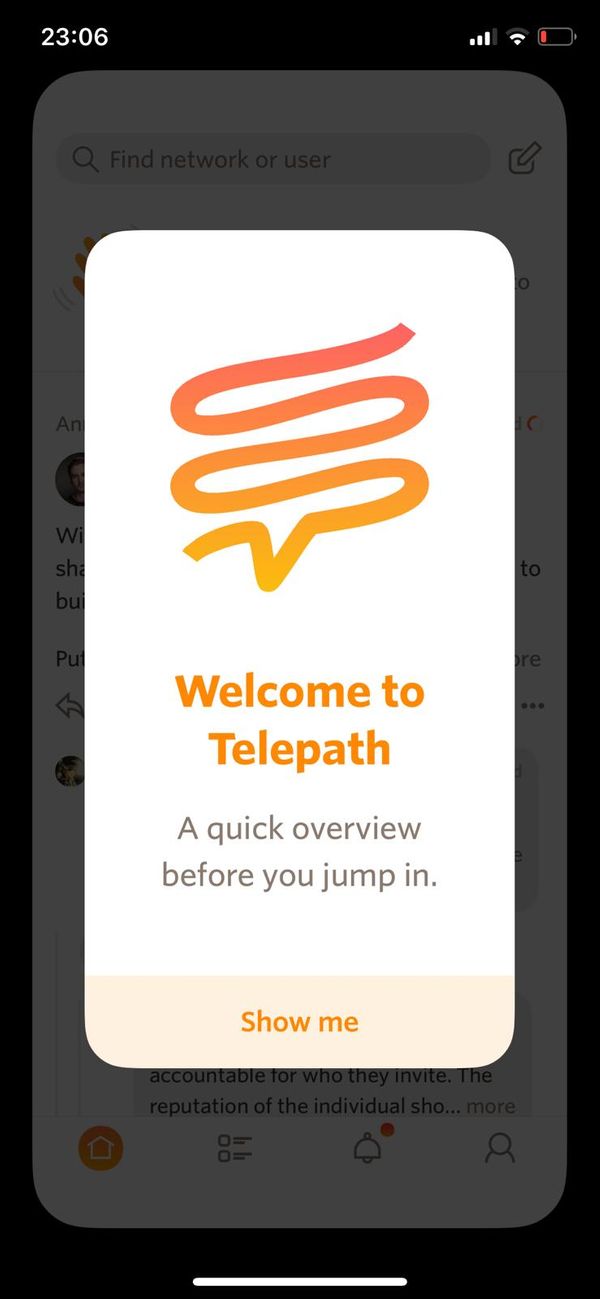 First look at Telepath, a new invite-only social network