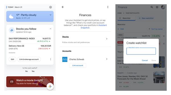 Google is pushing stock market watchlist notifications along with an ...