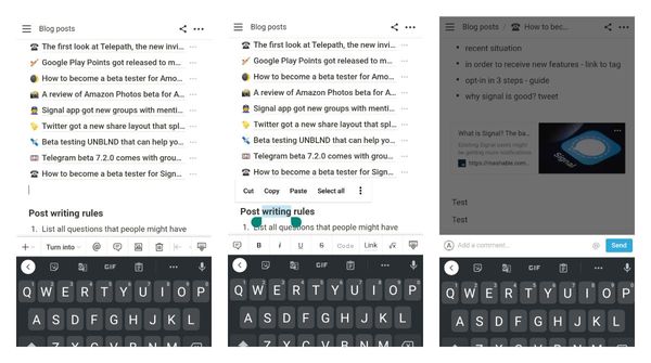 Notion got widgets support on Android to display your favourite notes