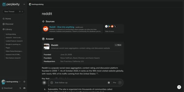 How to set Perplexity AI as your default search engine