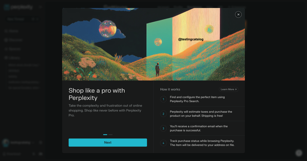 Redesigned Spaces and Purchases coming soon to Perplexity