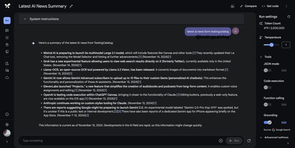 AI Studio UI revamp under development, inspired by Gemini