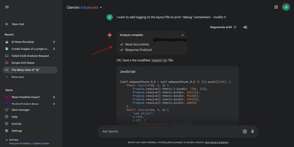 Google Gemini introduces codebase analysis with folder uploads