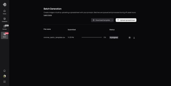 Batch Generation now available to Ideogram Pro subscribers