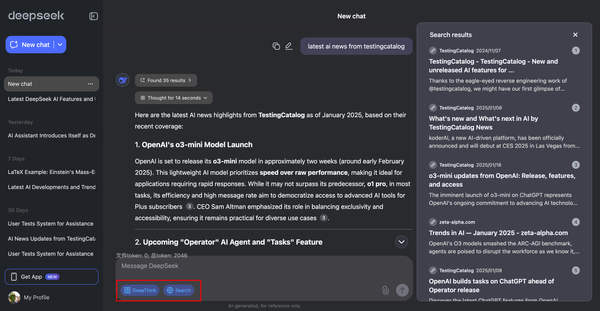 DeepSeek R1 now combines real-time web data with reasoning